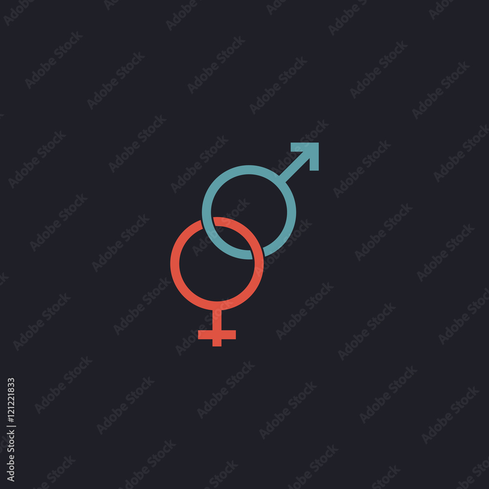 Gender computer symbol Stock Vector | Adobe Stock