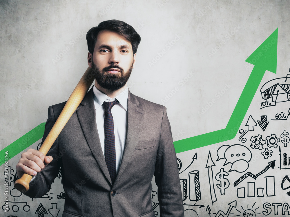 Decisive businessman Stock Photo | Adobe Stock Decisive businessman Stock Photo | Adobe Stock