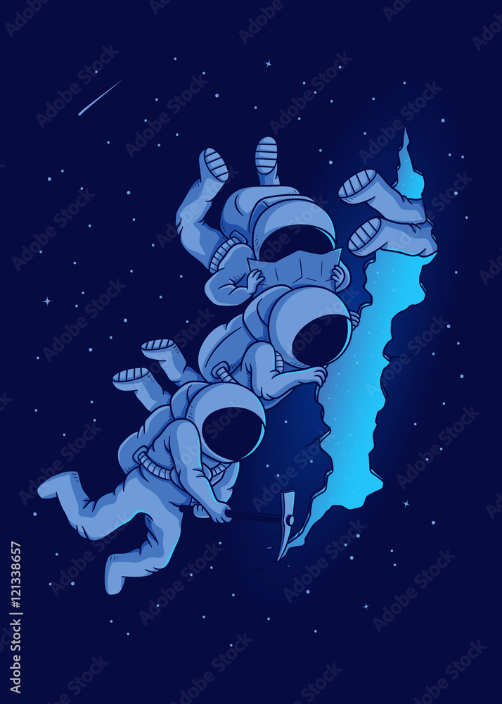 The outside world Stock Illustration | Adobe Stock