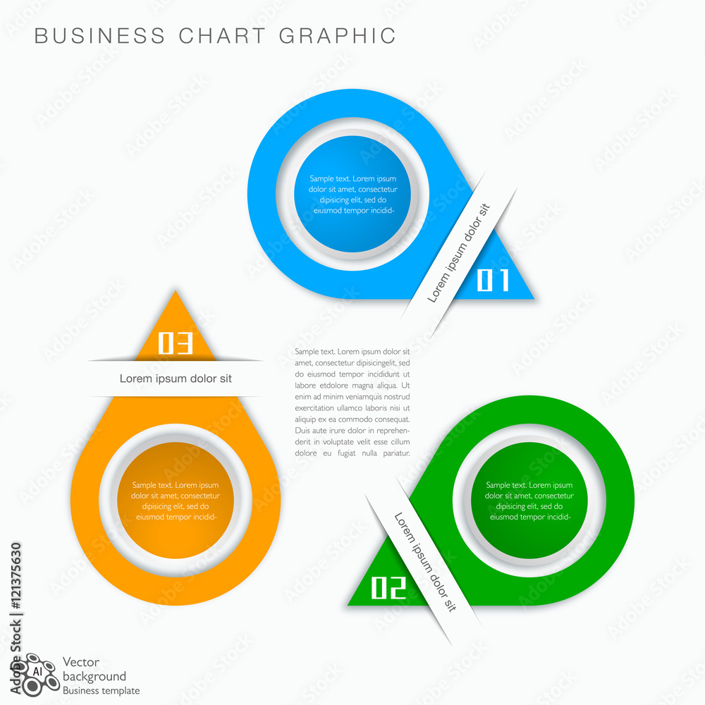 3-Step Process #Vector Graphic Stock Vector | Adobe Stock