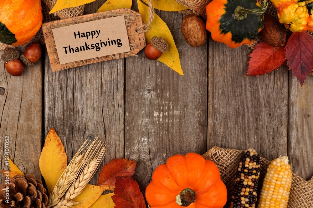 Happy Thanksgiving Border