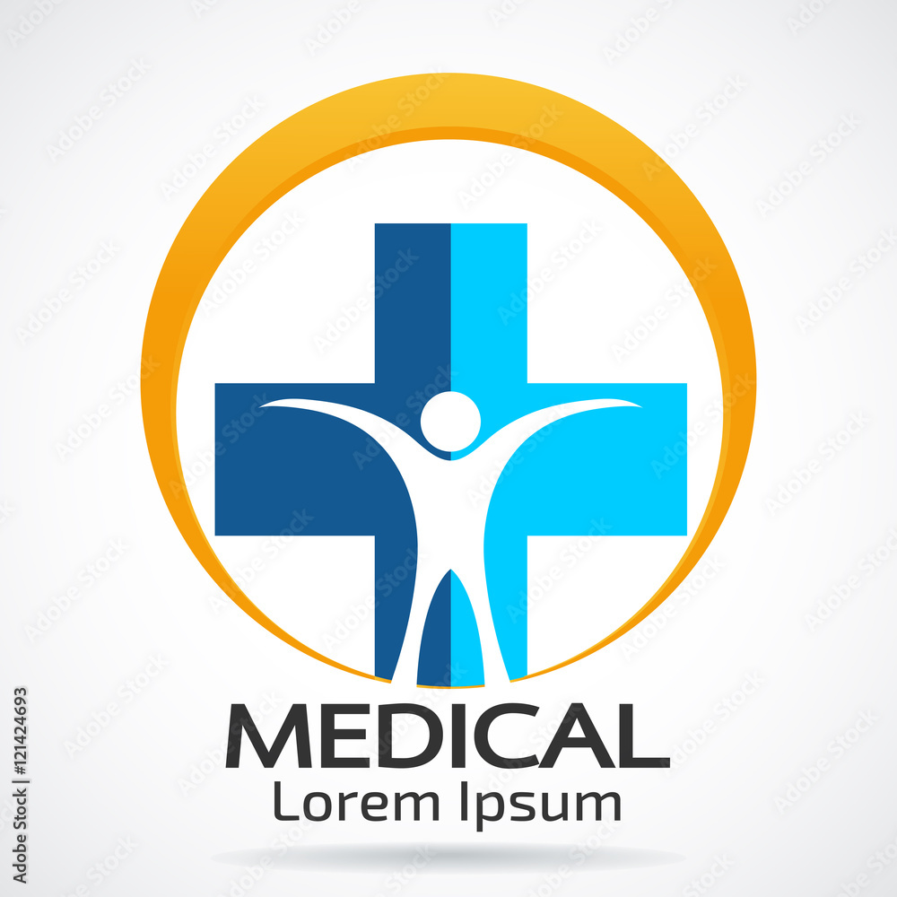 Medical pharmacy logo design template.- vector illustrator Medic Stock ...