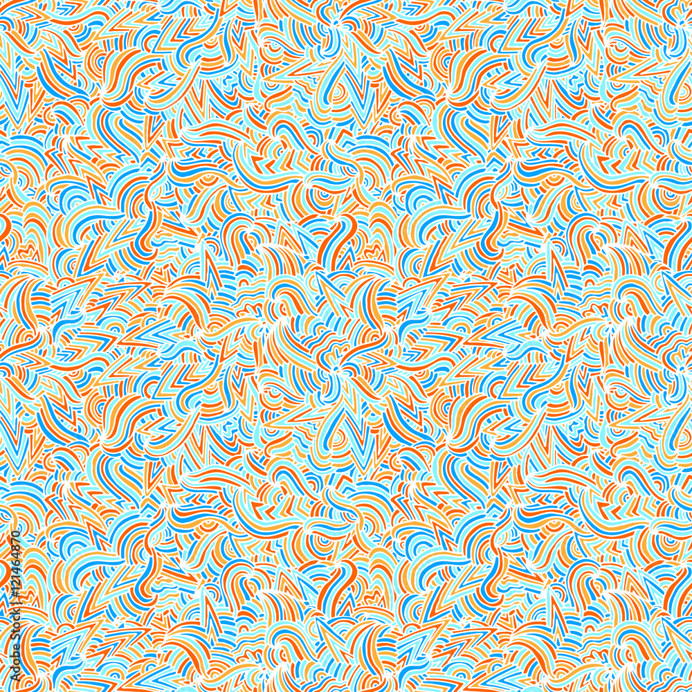 Seamless wave pattern Stock Vector | Adobe Stock