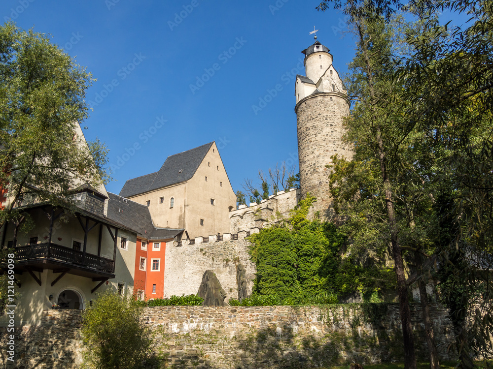 Burg Stein in Hartenstein Stock Photo | Adobe Stock