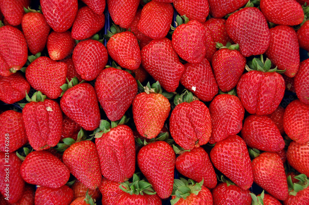 Foto Stock Texture di fragole | Adobe Stock