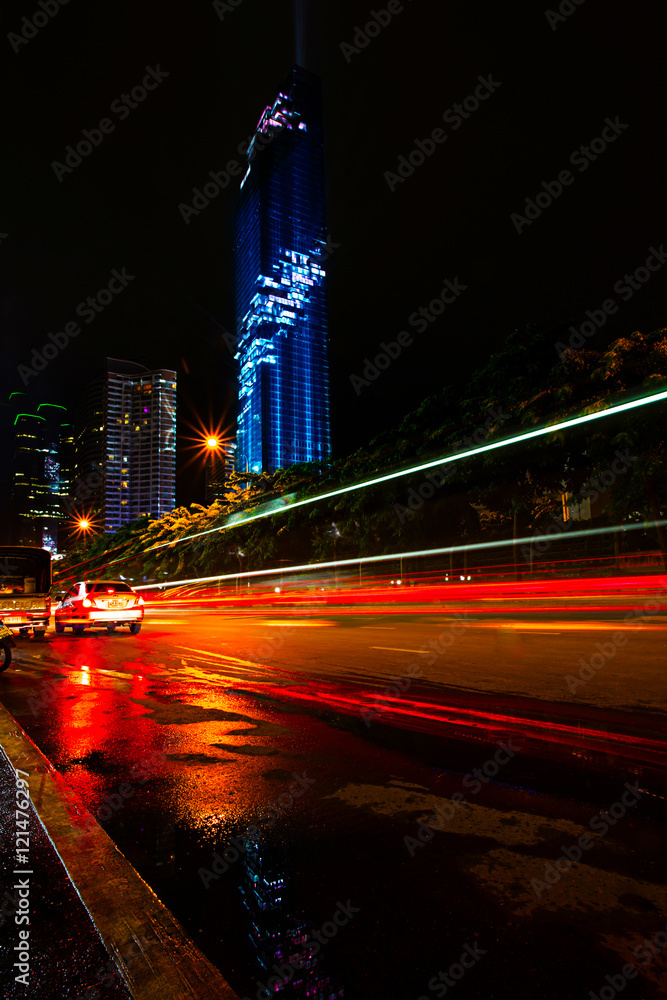 Road Side View Night