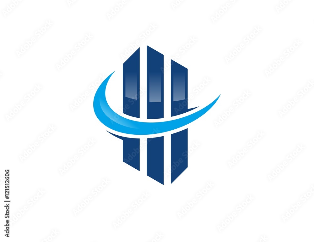 Financial logo Stock Vector | Adobe Stock