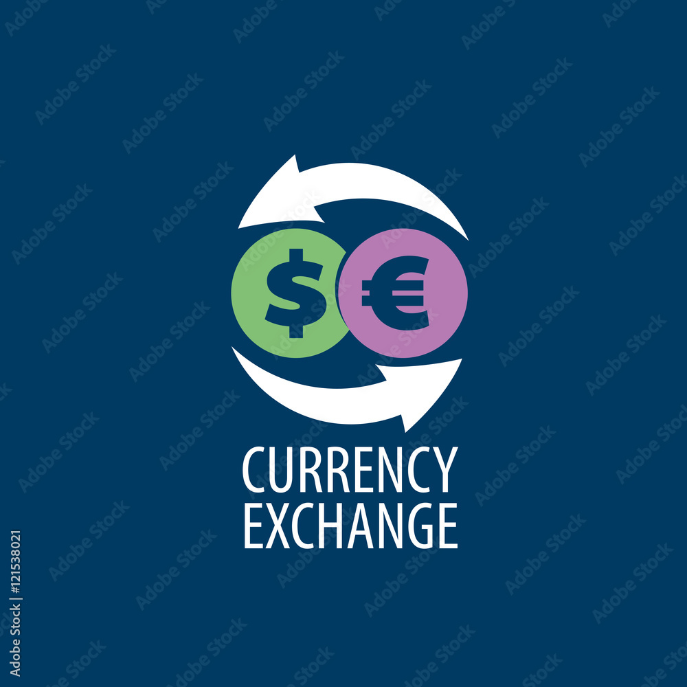 vector logo currency exchange Stock Vector | Adobe Stock