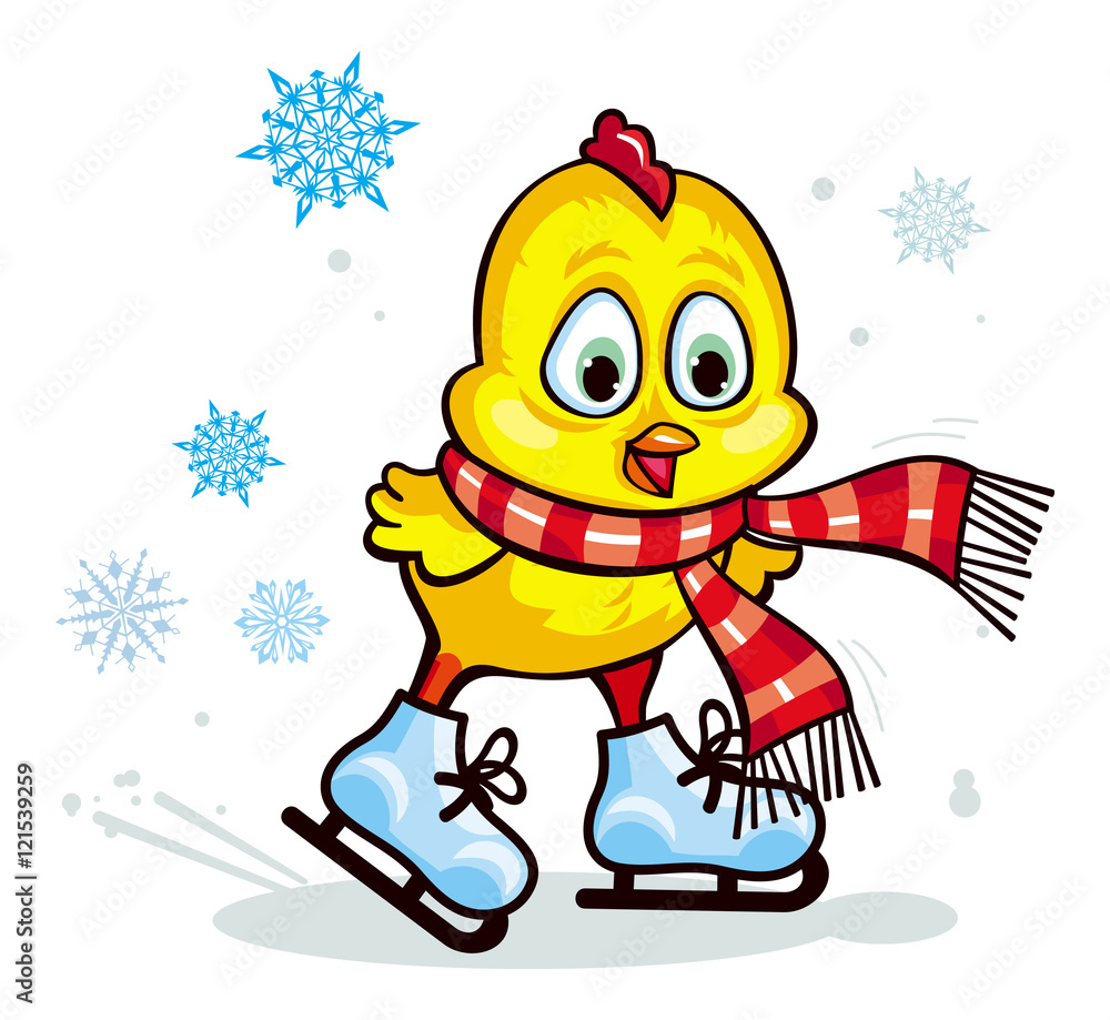 Winter Ice Skating Clip Art