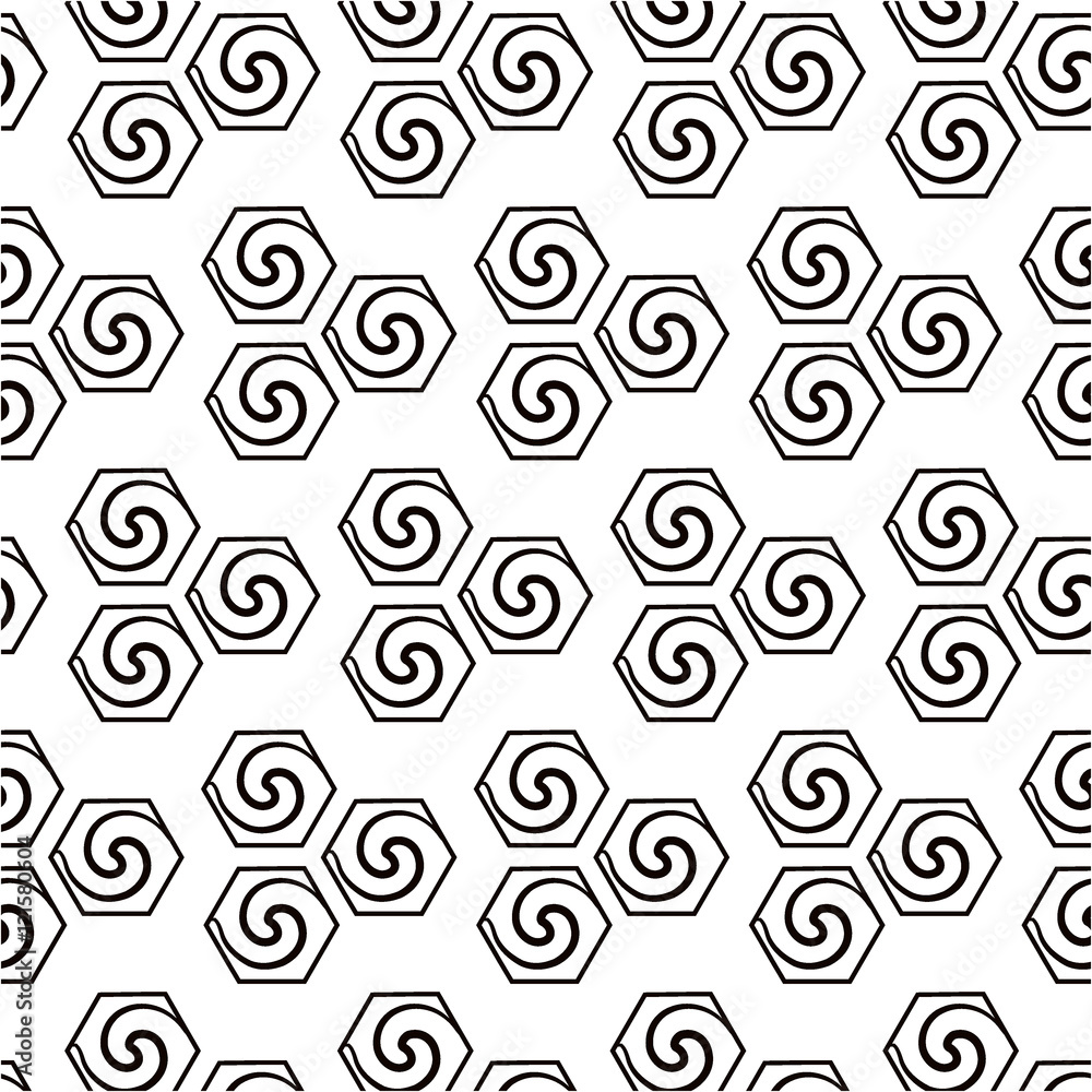 Swirl black and white. Abstract geometric background with swirls ...