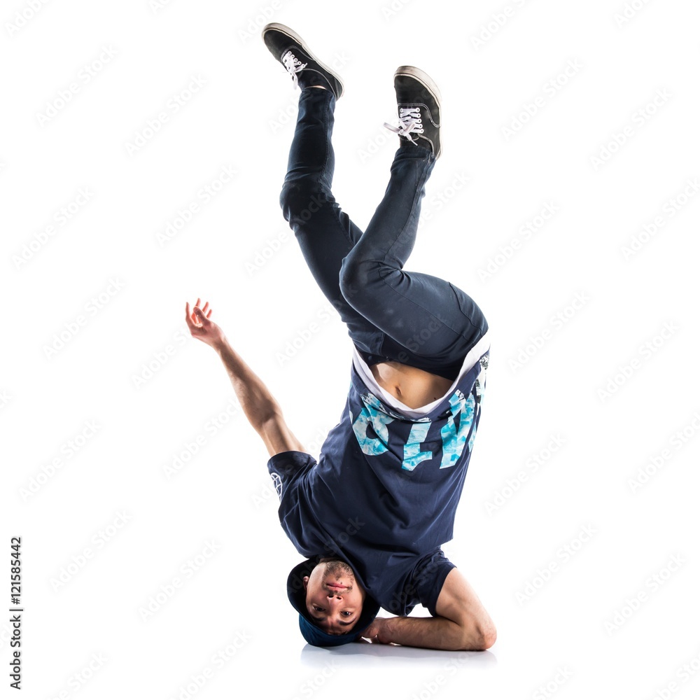 Man dancing street dance Stock Photo | Adobe Stock