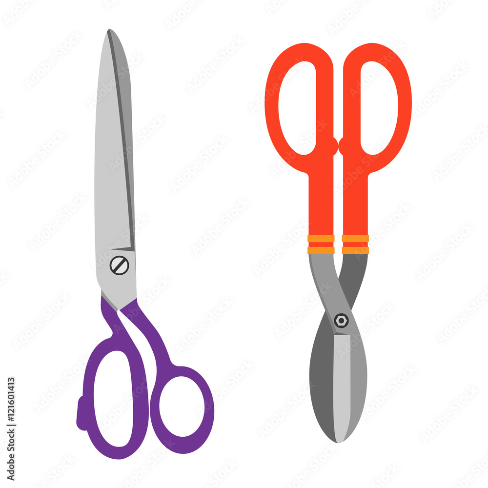 Scissor vector illustration isolated Stock Vector | Adobe Stock