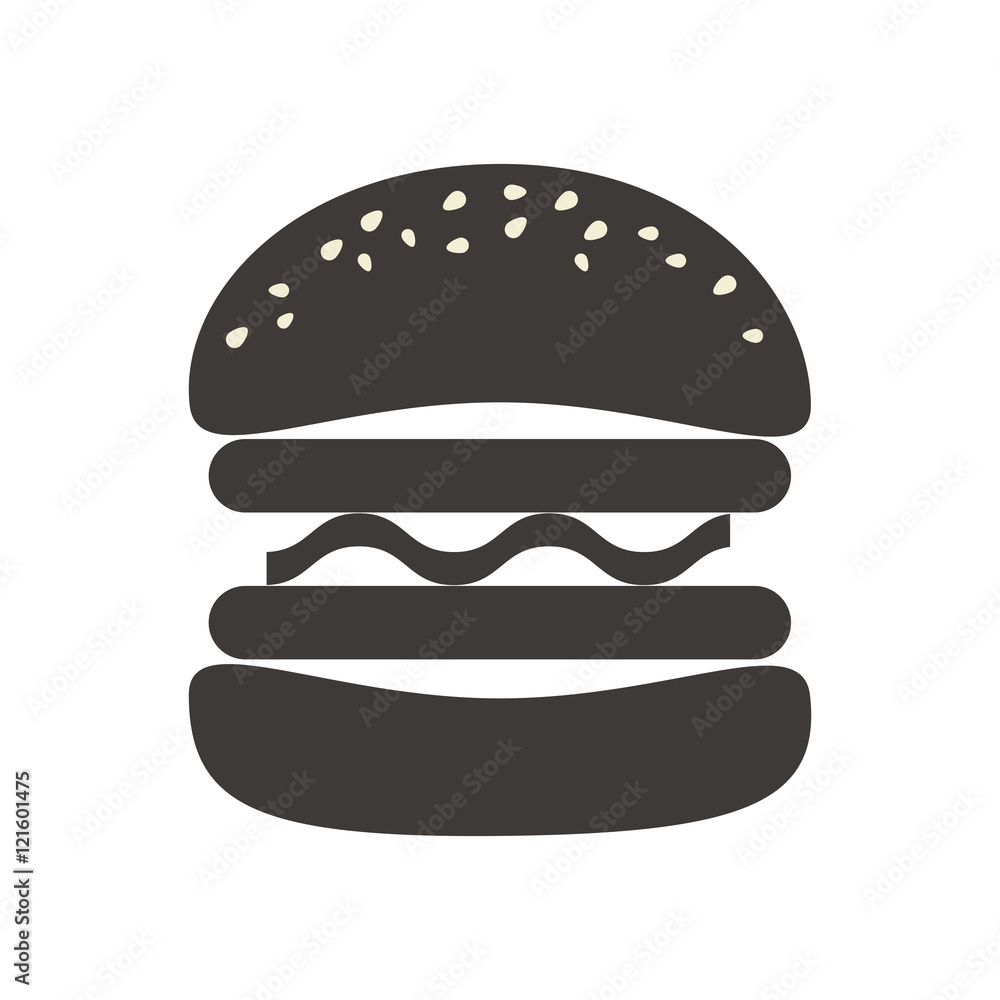 Junk Food Silhouette