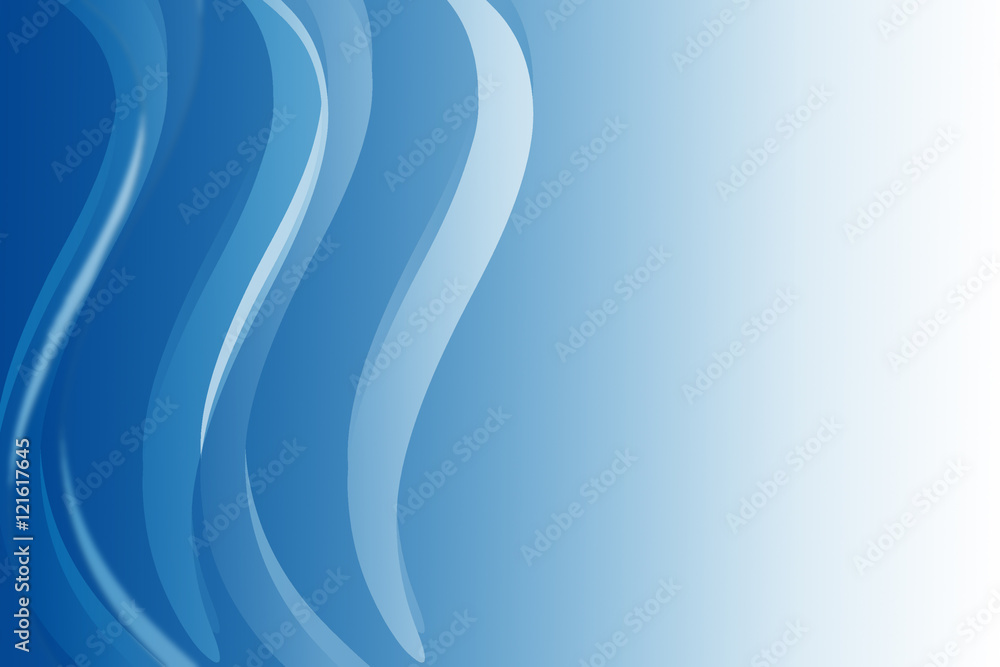 Blue wavy background Stock Illustration | Adobe Stock