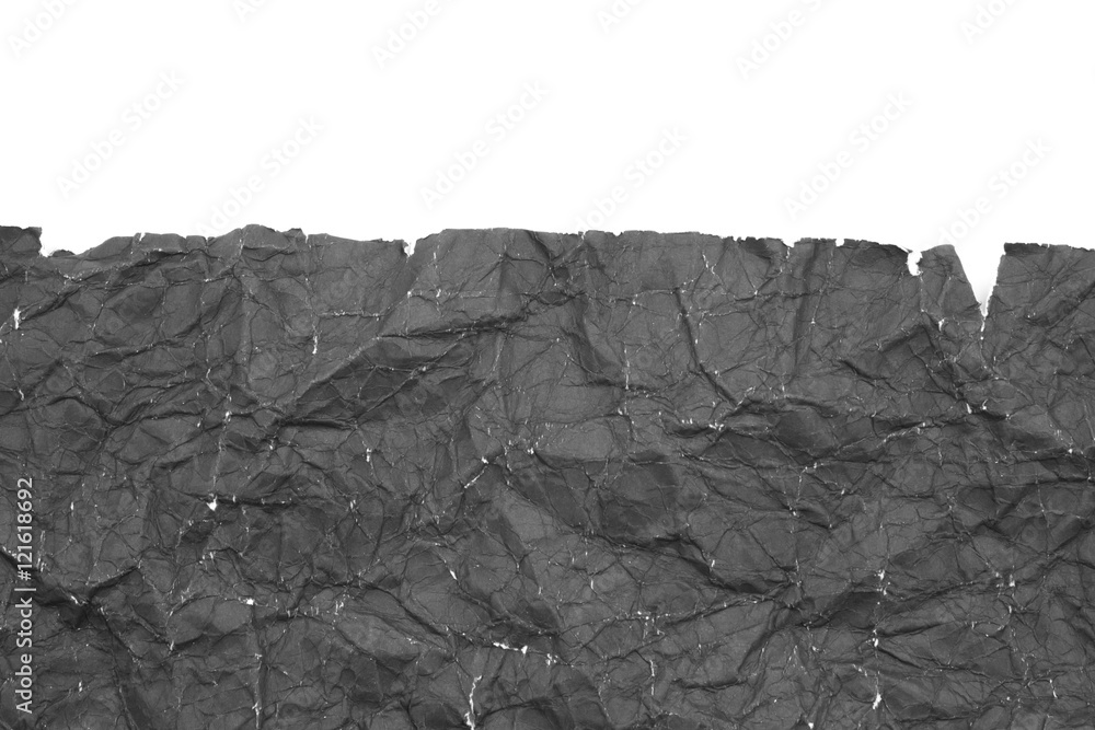 black crumpled paper texture Stock Photo | Adobe Stock