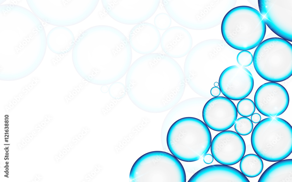 Vector Circle Molecular Structure Science Atom Design Concept