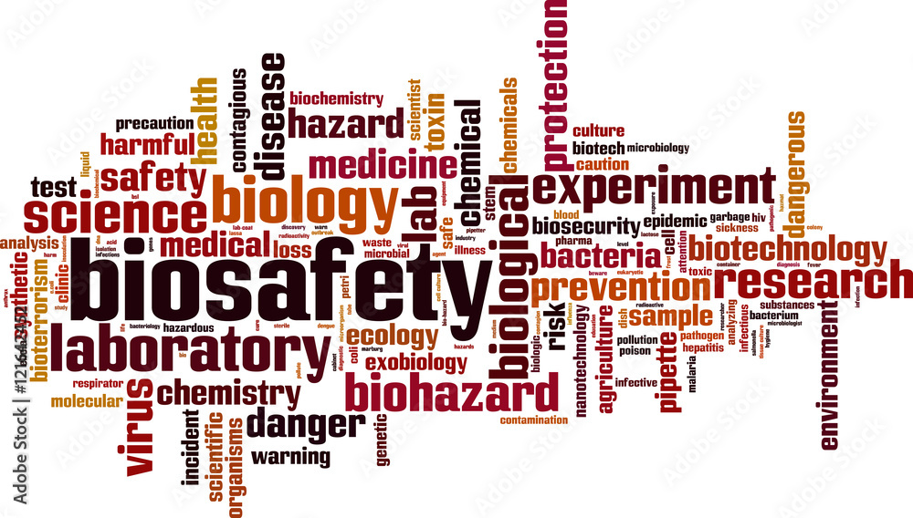 Biosafety word cloud concept. Vector illustration Stock Vector | Adobe ...