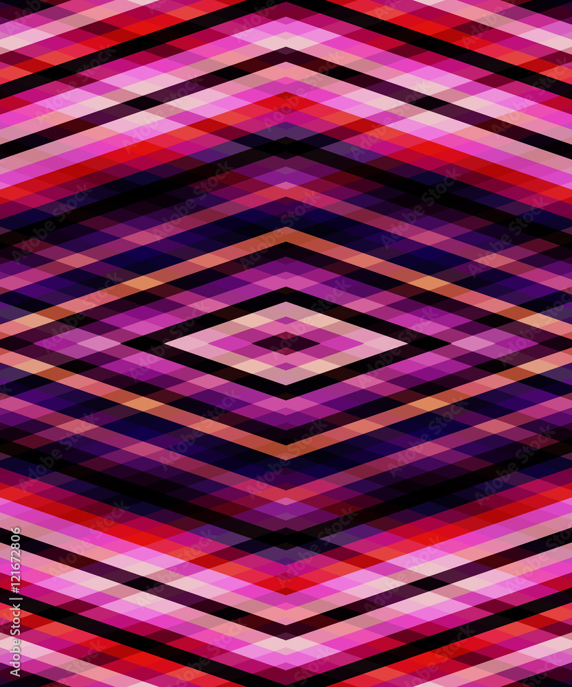 Abstract seamless pink lines pattern Stock Vector | Adobe Stock