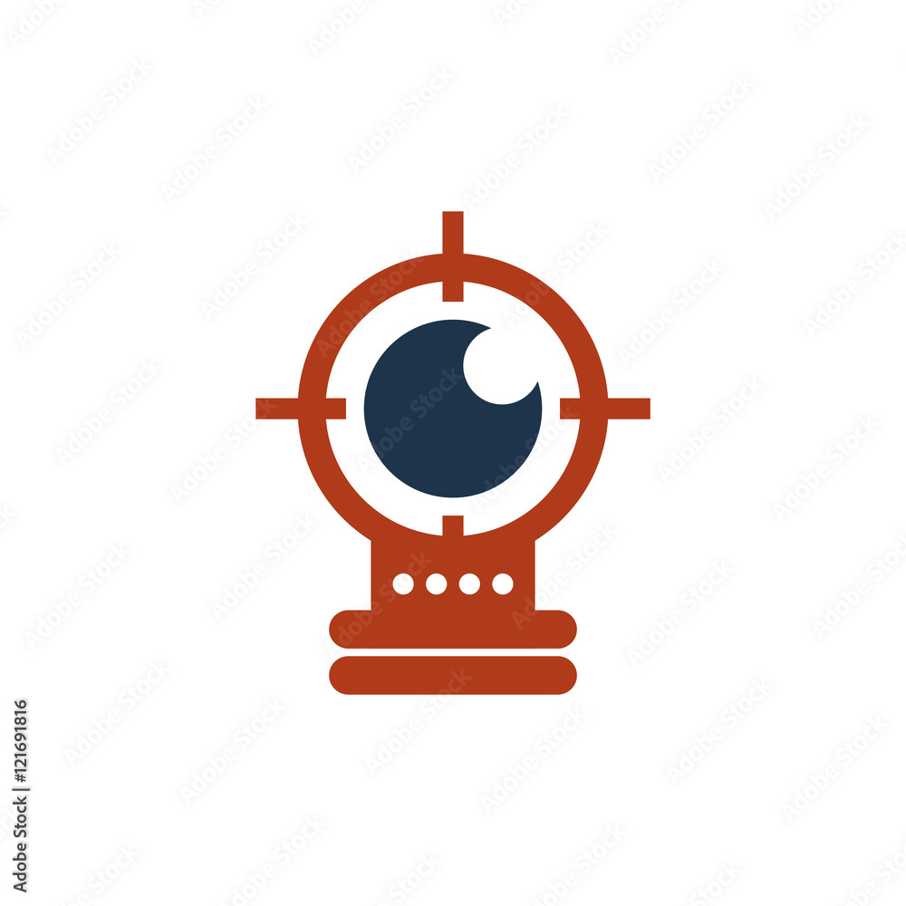 Periscope Eye Vector Image Icon Stock Vector | Adobe Stock