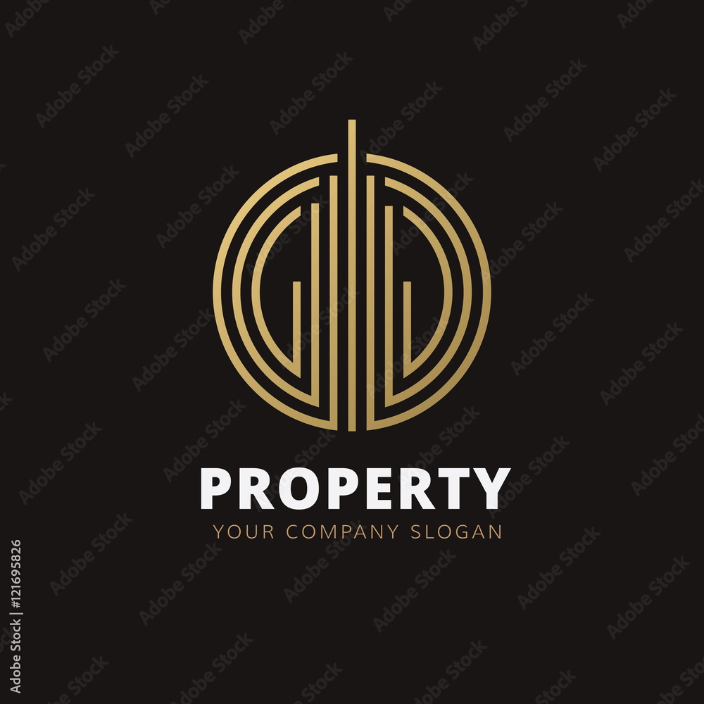 Property and Real estate logo template. Stock Vector | Adobe Stock