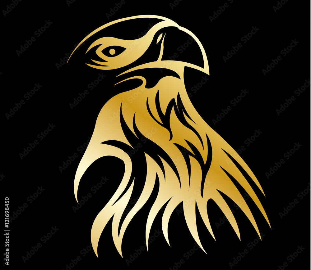 adler gold Stock Vector | Adobe Stock
