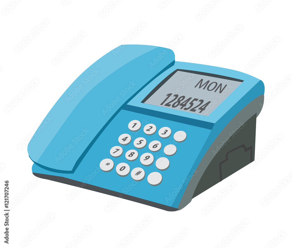 desk phone icon Stock Vector | Adobe Stock