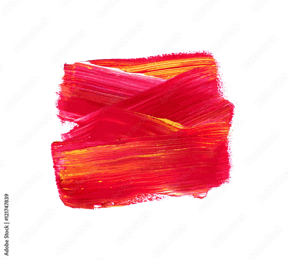 Red vector watercolor paint stain Stock Vector | Adobe Stock