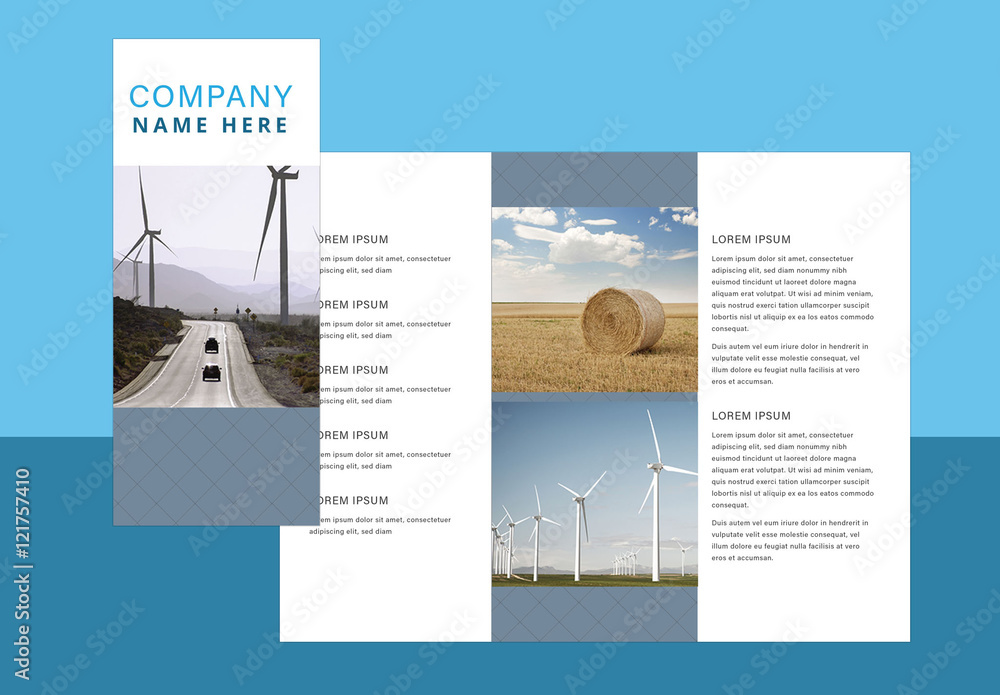 Simple Brochure Layout Stock Template | Adobe Stock