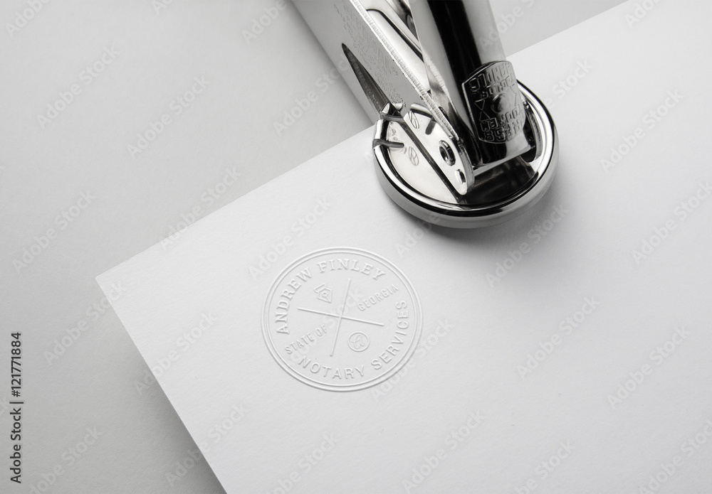 Seal Stamp Logo Mockup Stock Template | Adobe Stock