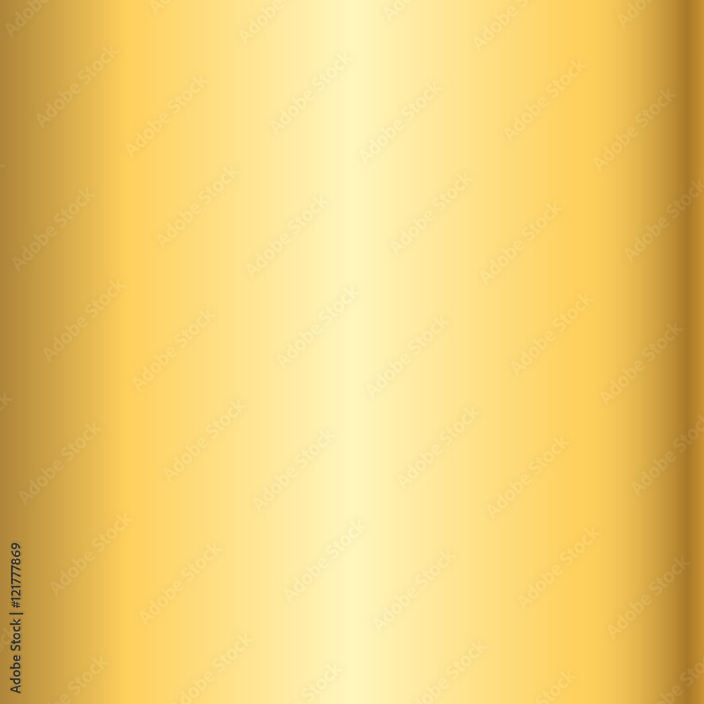 Gold texture pattern. Light realistic, shiny, metallic empty golden gradient template. Abstract ...