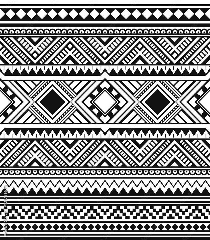 Ethnic Tribal pattern textures. Ornament for the design of clothing ...