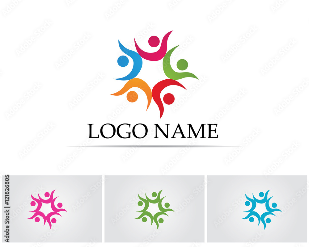 Community logo Stock Vector | Adobe Stock