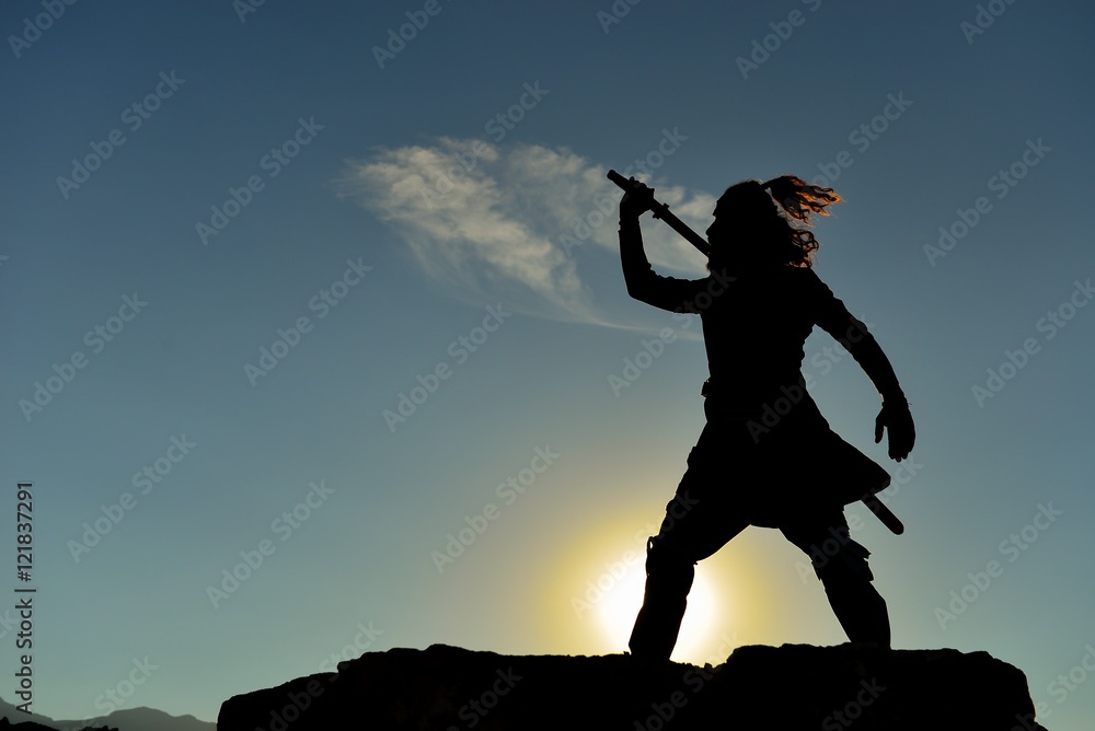 samuray karakteri foto de Stock | Adobe Stock