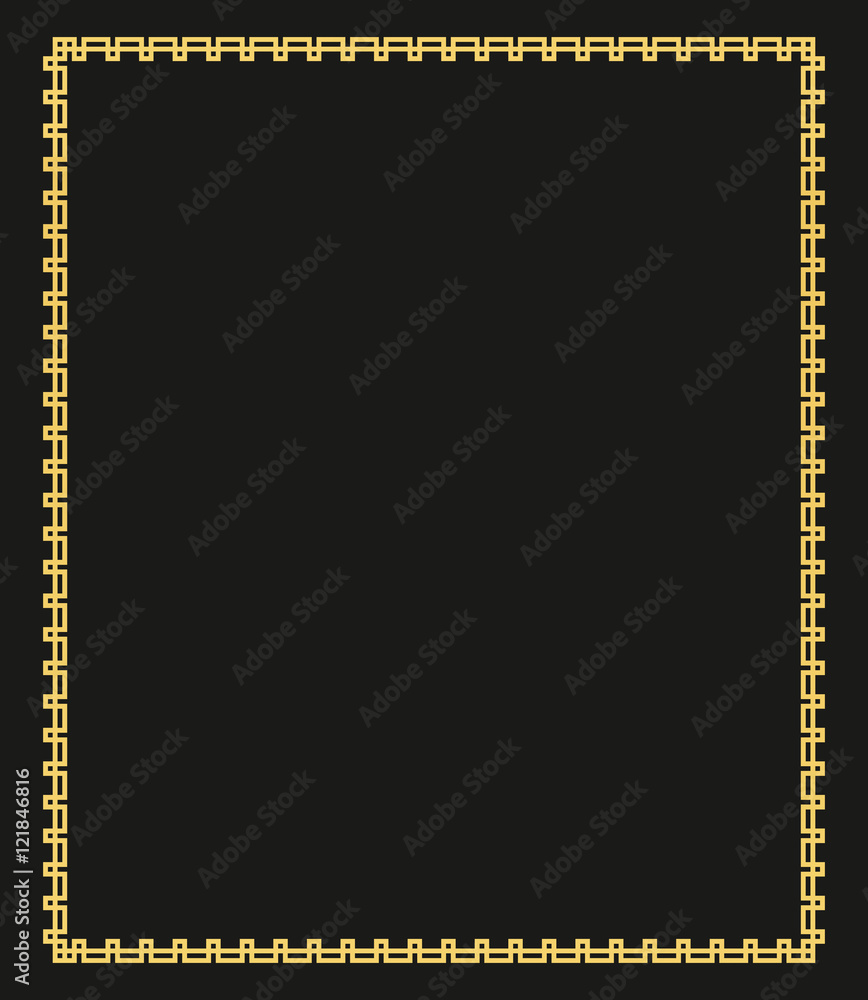 Roman style ornamental decorative frame Stock Vector | Adobe Stock