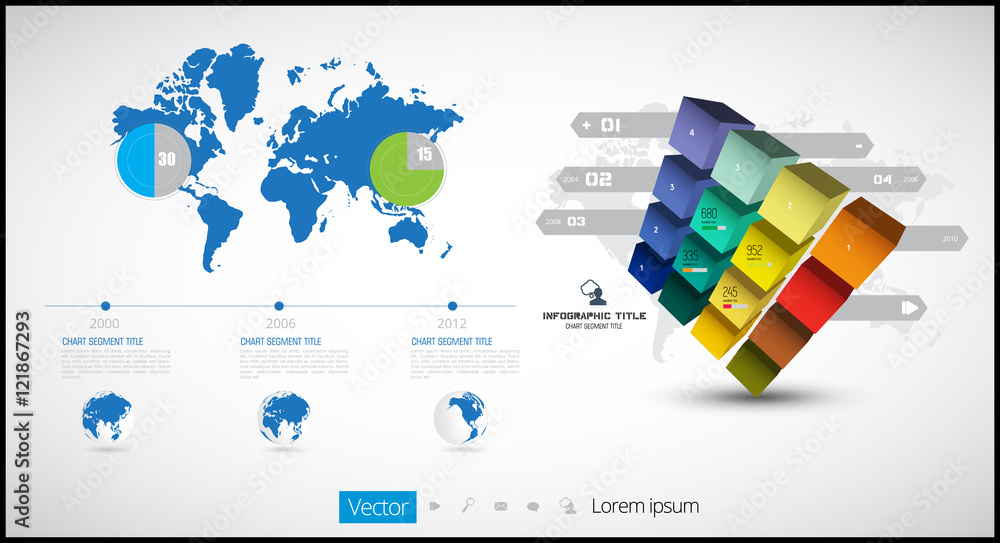 Vector of illustration infographic Stock Vector | Adobe Stock