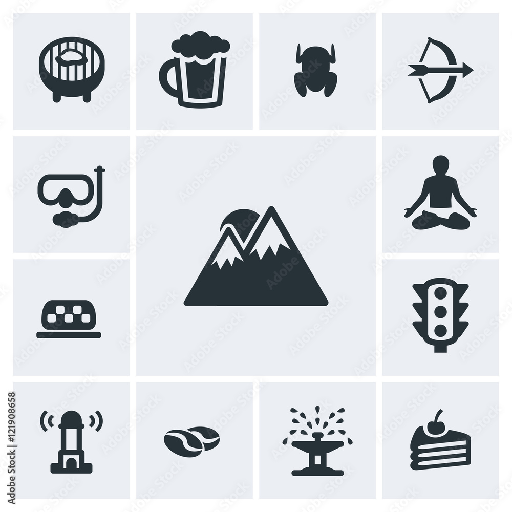 Flat icon pack for website, image jpg, vector eps, flat web, material ...