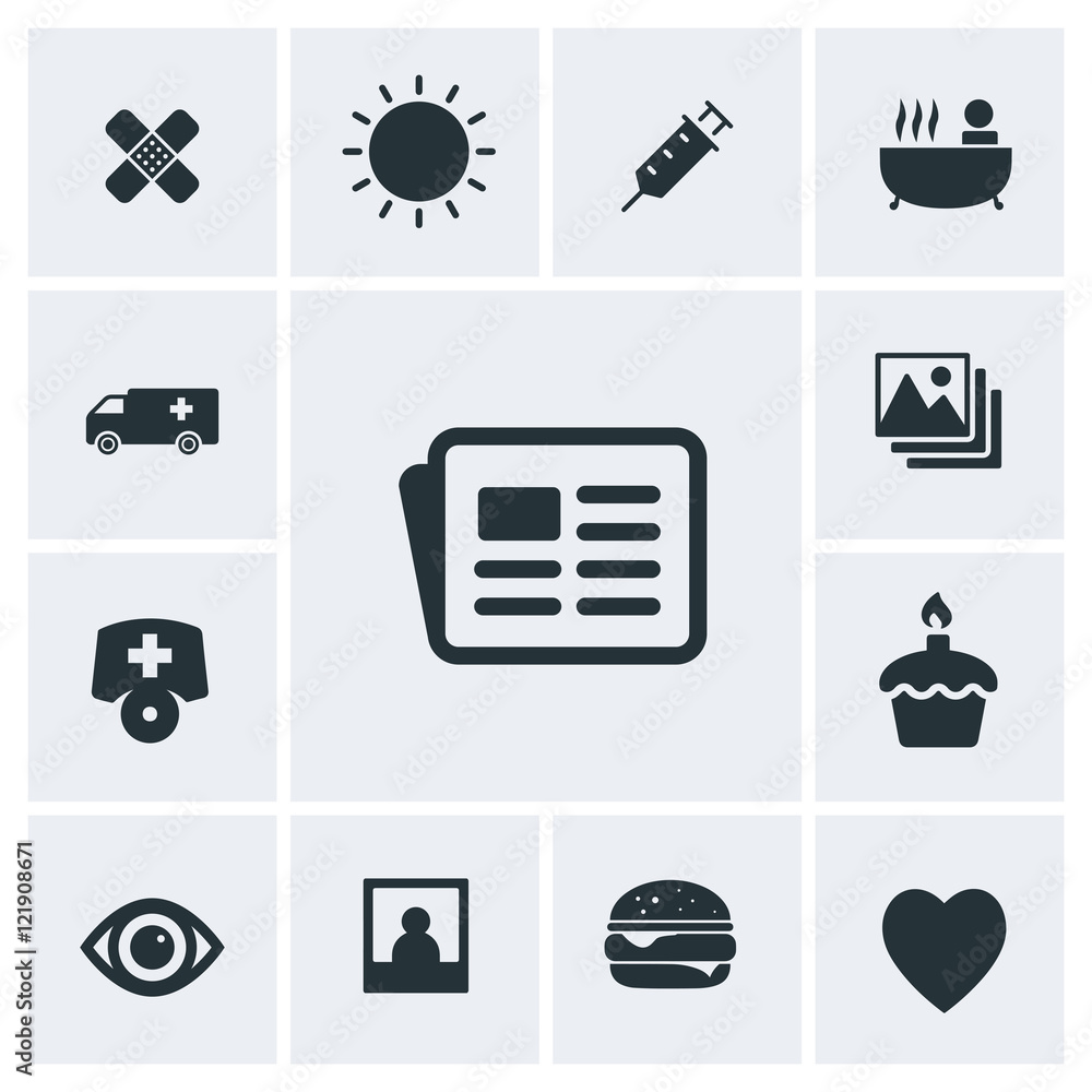 Flat icon pack for website, image jpg, vector eps, flat web, material ...