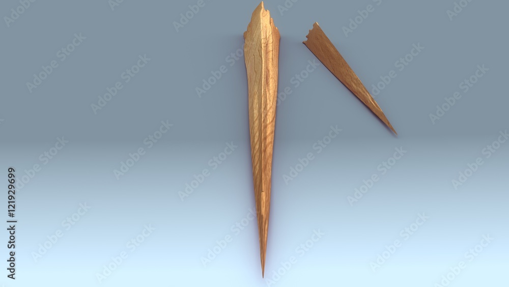 Wood Splinter Stock Illustration | Adobe Stock