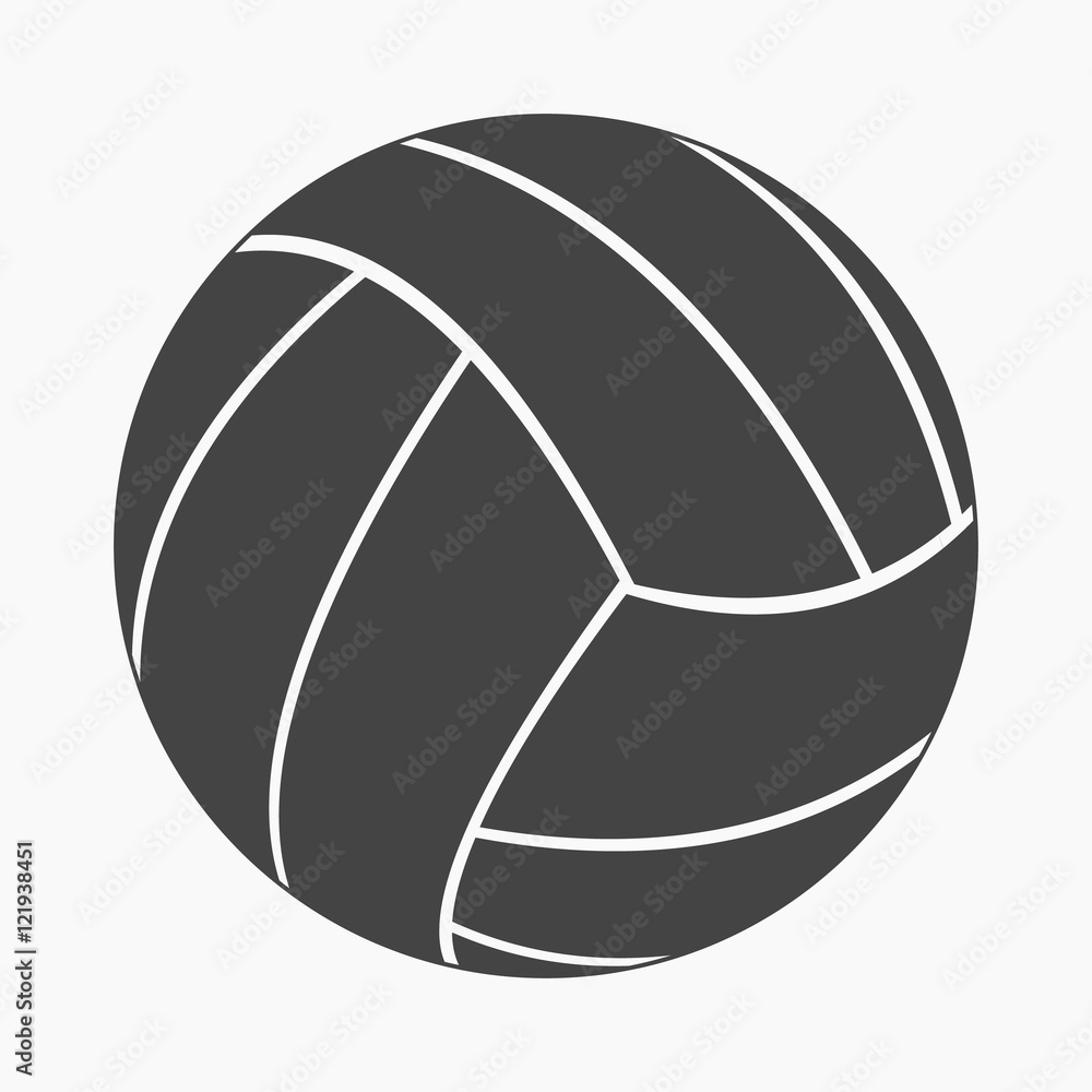 Volleyball icon cartoon. Single sport icon from the big fitness ...