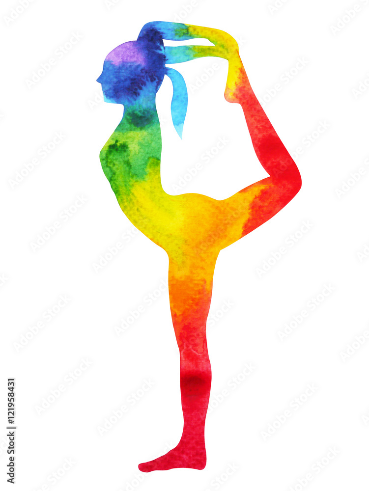 Yoga Pose Painting