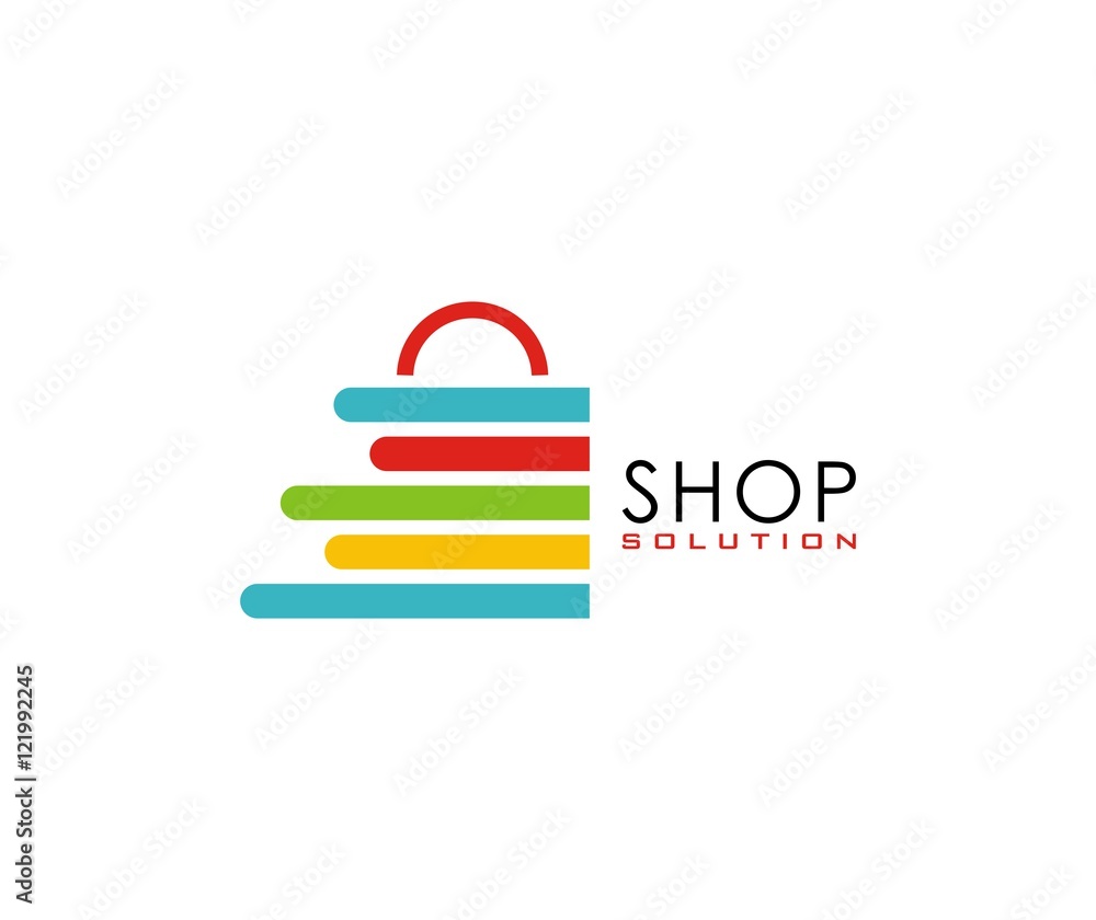 Shop logo Stock Vector | Adobe Stock