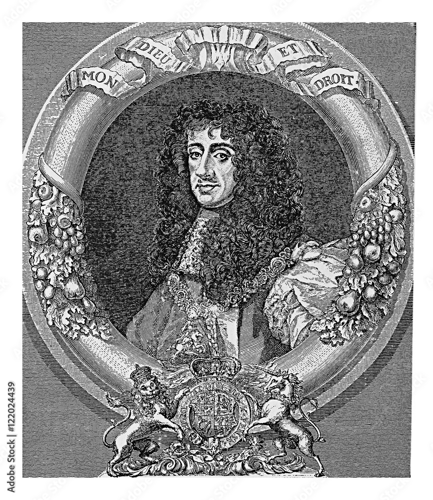 Charles II king of England, Scotland and Ireland restored the monarchy ...