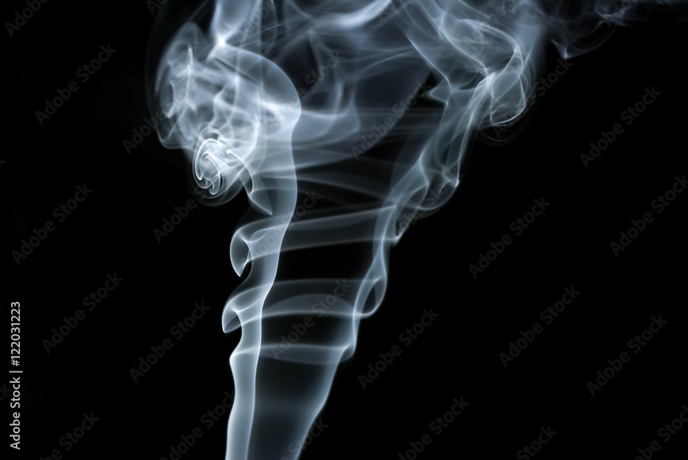 Curls of smoke Stock Photo | Adobe Stock