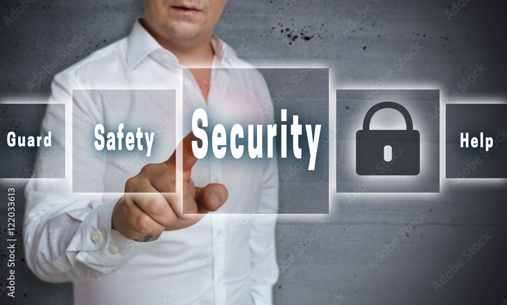 Security touchscreen concept background Stock Photo | Adobe Stock