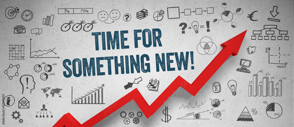 Time for something new Stock Illustration | Adobe Stock