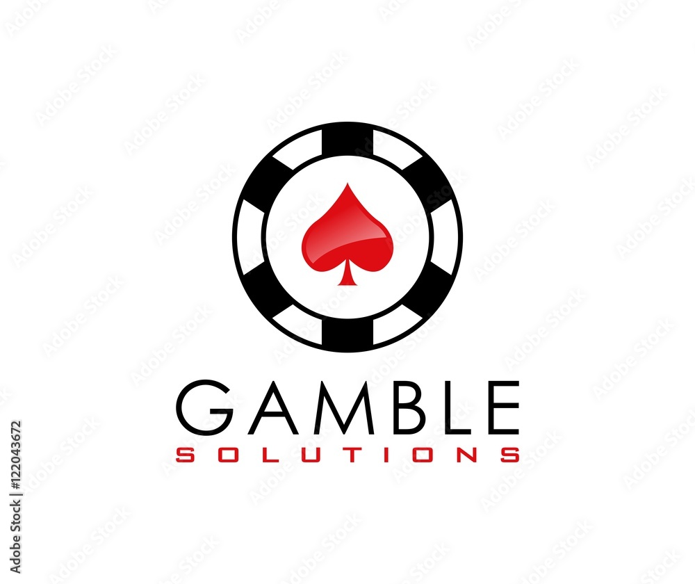 Gambling logo Stock Vector | Adobe Stock
