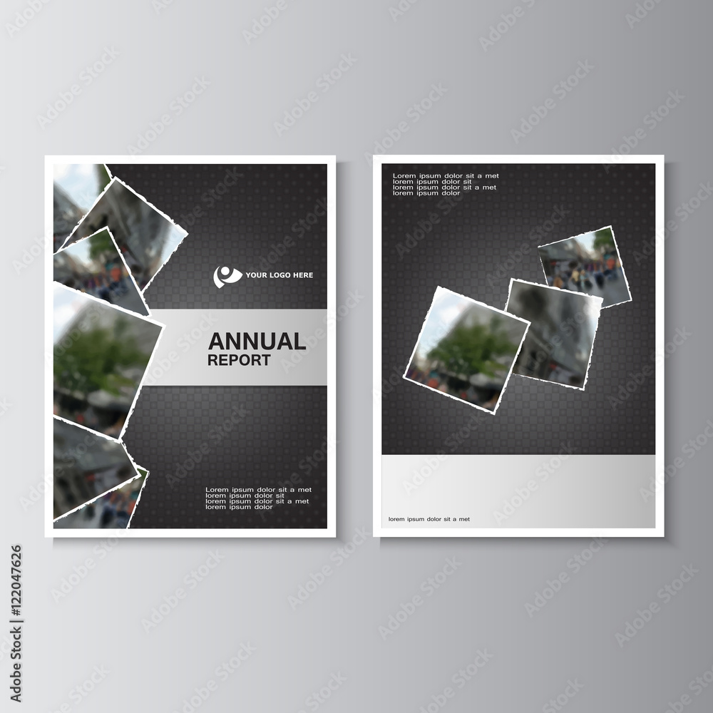 Cover Design - Vector Illustration, Graphic Design. Leaflet Brochure ...