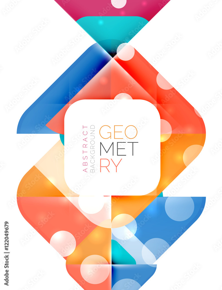 Square and triangle pattern background Stock Vector | Adobe Stock