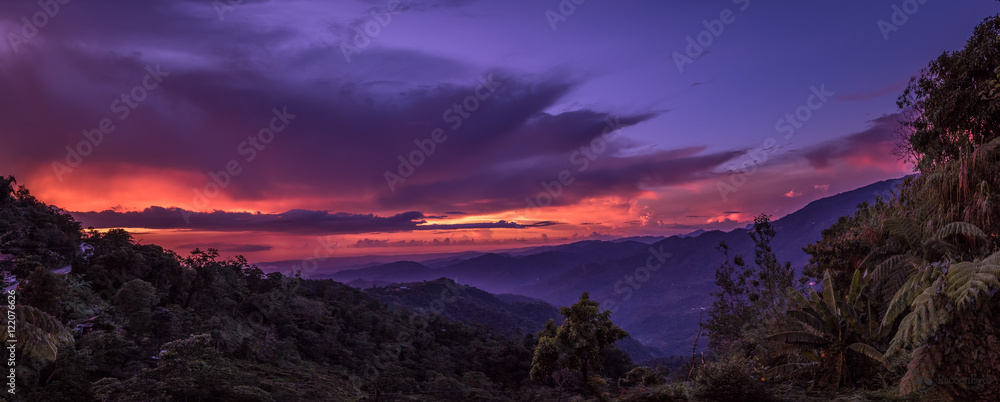 Baguio City Sunset Stock Photo | Adobe Stock