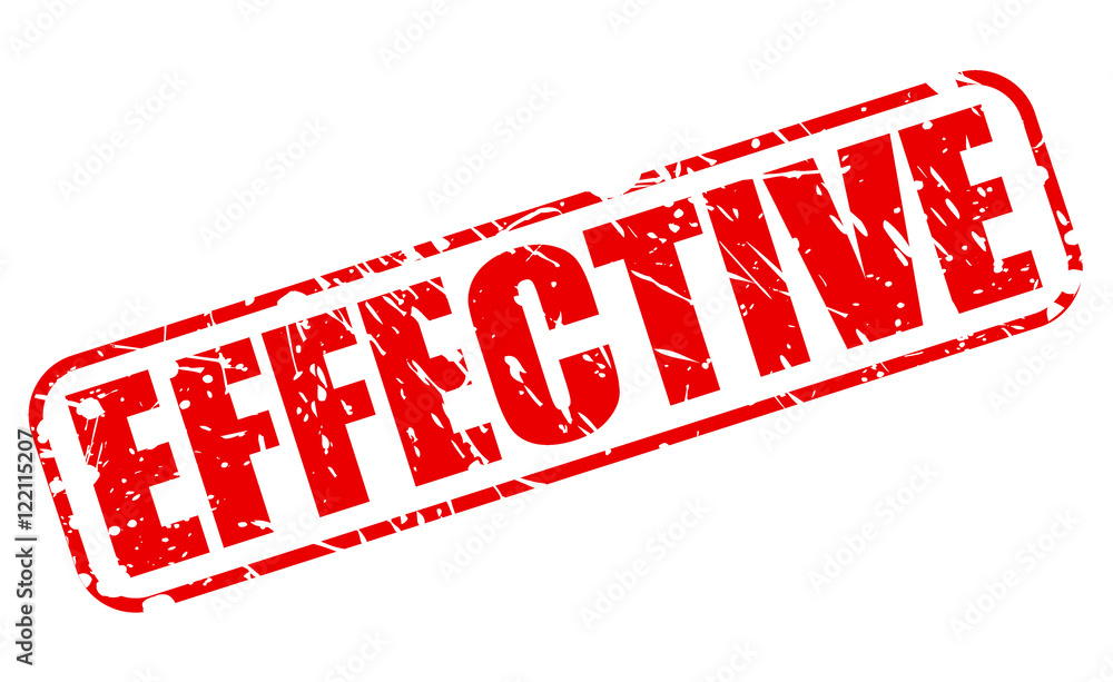 EFFECTIVE red stamp text Stock Vector | Adobe Stock